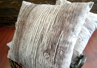 Wood printed cushion | Even & Odd – modern. vintage. style